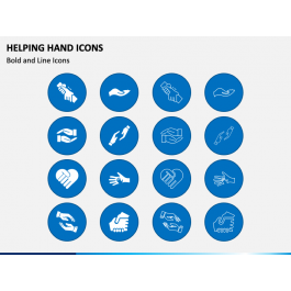 Helping Hand Icons for PowerPoint and Google Slides - PPT Slides