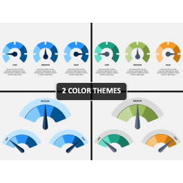 High Medium Low Icons for PowerPoint and Google Slides - PPT Slides