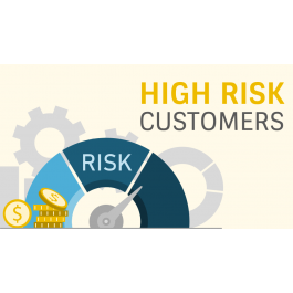 High Risk Customers PowerPoint and Google Slides Template - PPT Slides