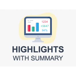 Highlights with Summary PowerPoint and Google Slides Template - PPT Slides