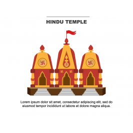 Hindu Temple Graphics for PowerPoint and Google Slides - PPT Slides