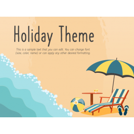 Free - Holiday Presentation Theme for PowerPoint and Google Slides