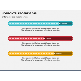 Horizontal Progress Bar for PowerPoint and Google Slides - PPT Slides