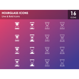 Hourglass Icons for PowerPoint and Google Slides - PPT Slides