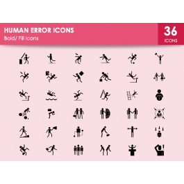 Human Error Icons for PowerPoint and Google Slides