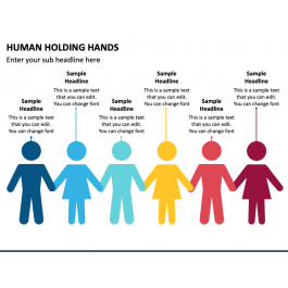 Human Holding Hands PowerPoint and Google Slides Template - PPT Slides
