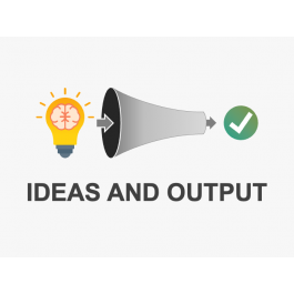 Ideas and Output PowerPoint and Google Slides Template - PPT Slides