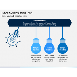 Ideas Coming Together PowerPoint Template - PPT Slides