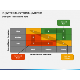 IE (Internal-External) Matrix for PowerPoint and Google Slides - PPT Slides