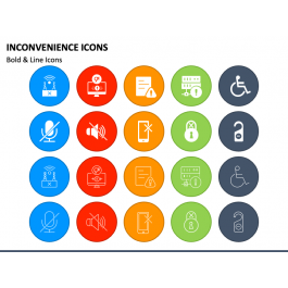 Inconvenience Icons for PowerPoint and Google Slides - PPT Slides