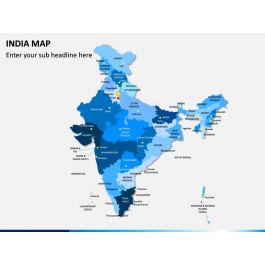 Editable India Map for PowerPoint and Google Slides Presentation