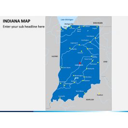 Indiana Map for PowerPoint and Google Slides - PPT Slides