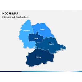 Indore Map for PowerPoint and Google Slides - PPT Slides