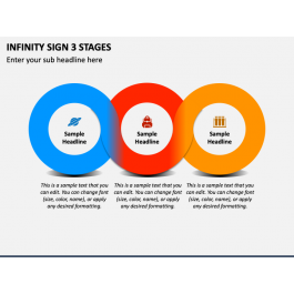 Infinity Sign 3 Stages for PowerPoint and Google Slides - PPT Slides