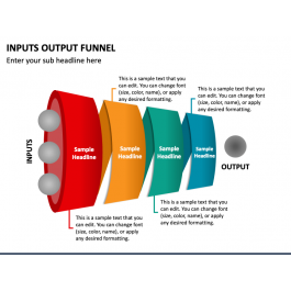 Inputs Output Funnel PowerPoint and Google Slides Template - PPT Slides
