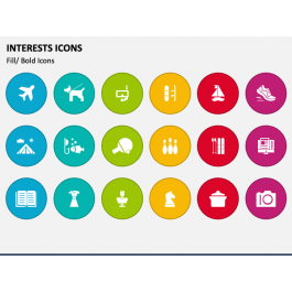 Interests Icons for PowerPoint and Google Slides - PPT Slides