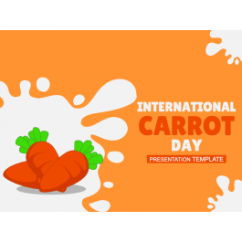 Free - International Carrot Day PowerPoint Template and Google Slides Theme