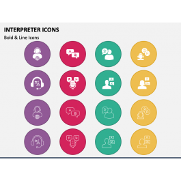 Interpreter Icons for PowerPoint and Google Slides - PPT Slides
