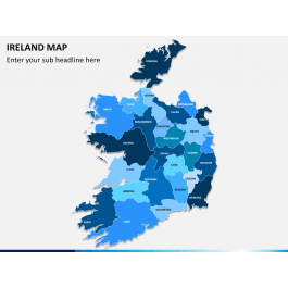 Ireland Map for PowerPoint and Google Slides - PPT Slides