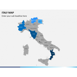 Italy Map for PowerPoint and Google Slides - PPT Slides