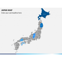 Japan Map for PowerPoint and Google Slides - PPT Slides