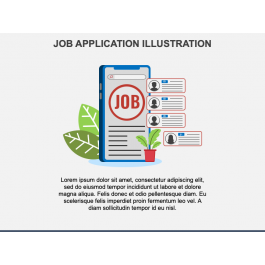 Job Application Illustration for PowerPoint and Google Slides - PPT Slides