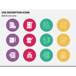 Job Description Icons for PowerPoint and Google Slides - PPT Slides