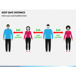Keep Safe Distance Graphics for PowerPoint and Google Slides - PPT Slides