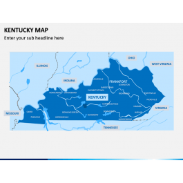 Kentucky Map for PowerPoint and Google Slides - PPT Slides