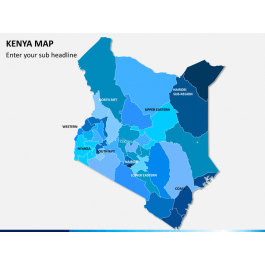 Kenya Map for PowerPoint and Google Slides - PPT Slides