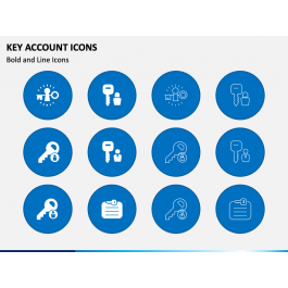Key Account Icons for PowerPoint and Google Slides - PPT Slides