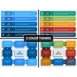 Key Benefits PowerPoint and Google Slides Template - PPT Slides