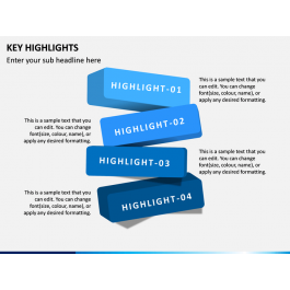 Key Highlights PowerPoint and Google Slides Template - PPT Slides