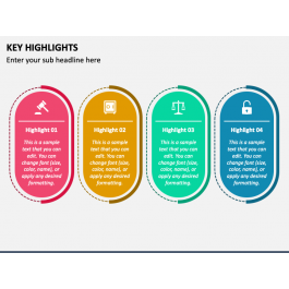 Key Highlights PowerPoint and Google Slides Template - PPT Slides