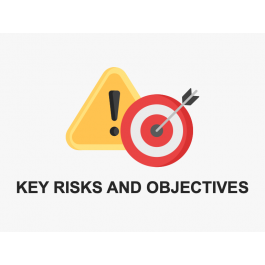 Key Risks and Objectives PowerPoint and Google Slides Template - PPT Slides