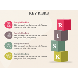 Key Risks PowerPoint and Google Slides Template - PPT Slides