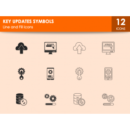 Key Updates Symbols for PowerPoint and Google Slides