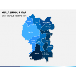 Kuala Lumpur Map for PowerPoint and Google Slides - PPT Slides