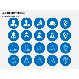 Labor Cost Icons for PowerPoint and Google Slides - PPT Slides