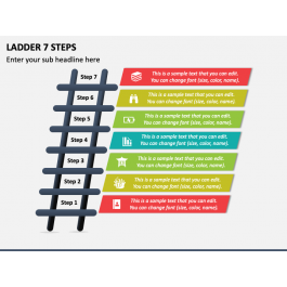 Ladder 7 Steps for PowerPoint and Google Slides - PPT Slides