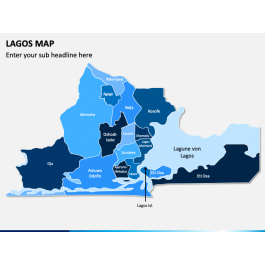 Lagos Map for PowerPoint and Google Slides - PPT Slides