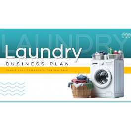 Laundry Business Plan PowerPoint and Google Slides Template - PPT Slides