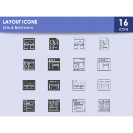 Layout Icons for PowerPoint and Google Slides - PPT Slides