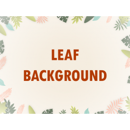 Free - Leaf Background for PowerPoint and Google Slides