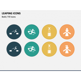 Leaping Icons for PowerPoint and Google Slides - PPT Slides