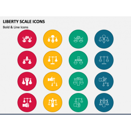 Liberty Scale Icons for PowerPoint and Google Slides - PPT Slides
