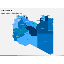 Libya Map for PowerPoint and Google Slides - PPT Slides