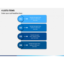 PowerPoint 4 Lists Items