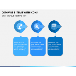 PowerPoint Compare 3 Items With Icons