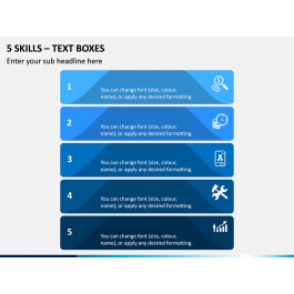5 Skills - Text Boxes